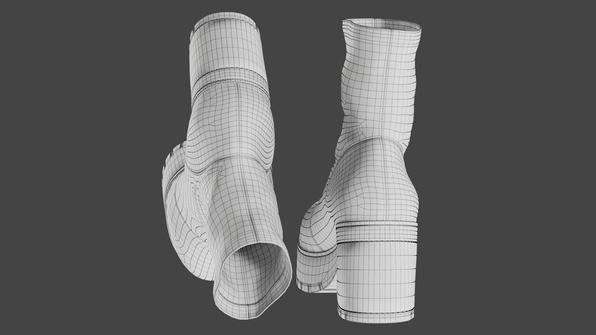 3D Realistic Women S Boots Model - TurboSquid 1701077