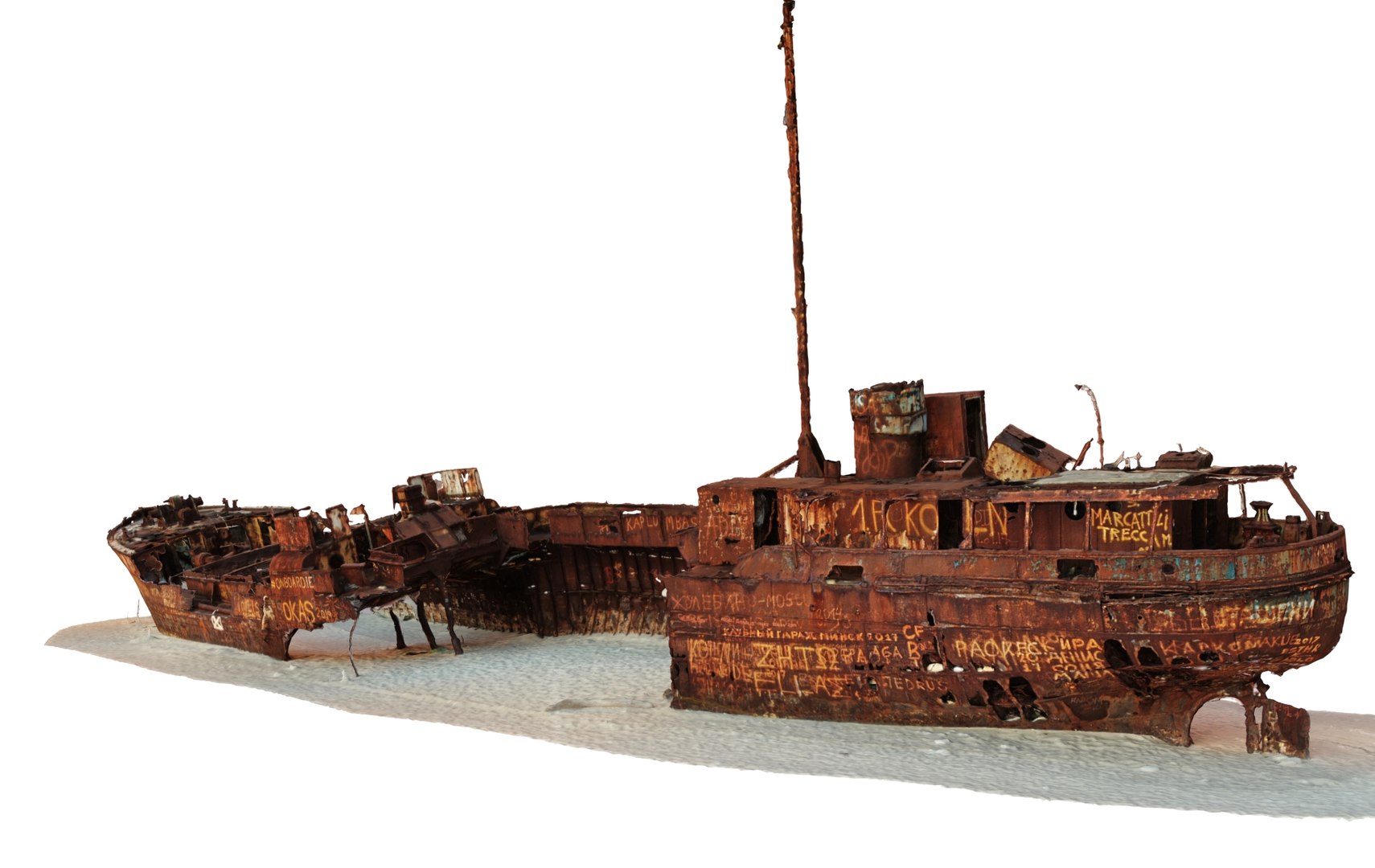 Shipwreck Scan 16k 3D - TurboSquid 1605935
