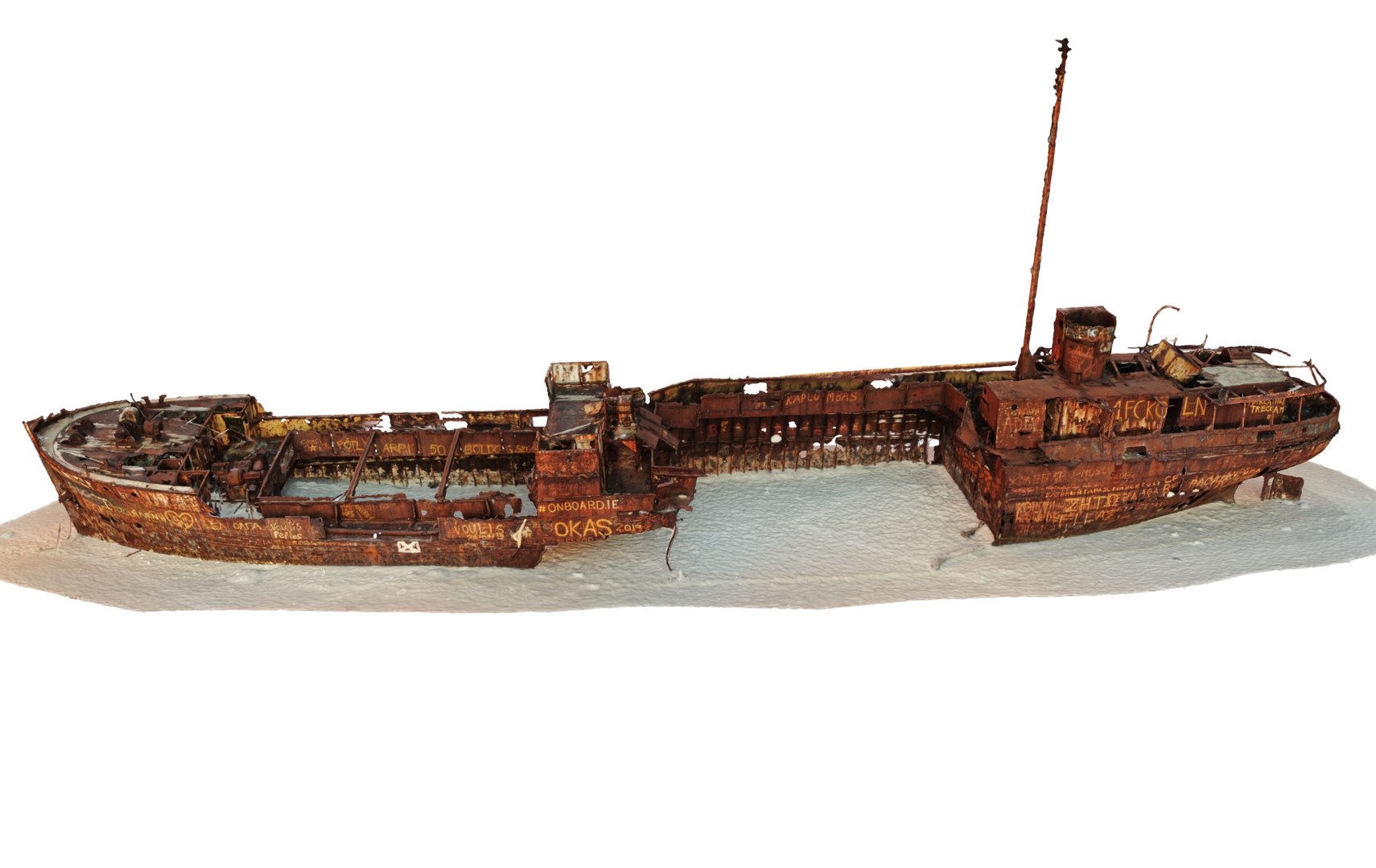 Shipwreck Scan 16k 3D - TurboSquid 1605935
