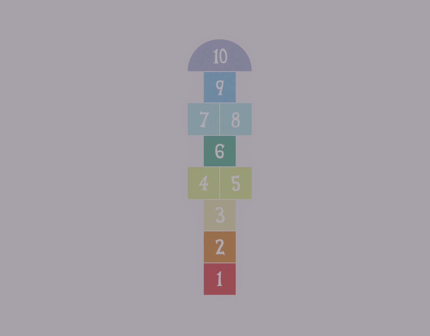 3D Hopscotch - TurboSquid 2197058