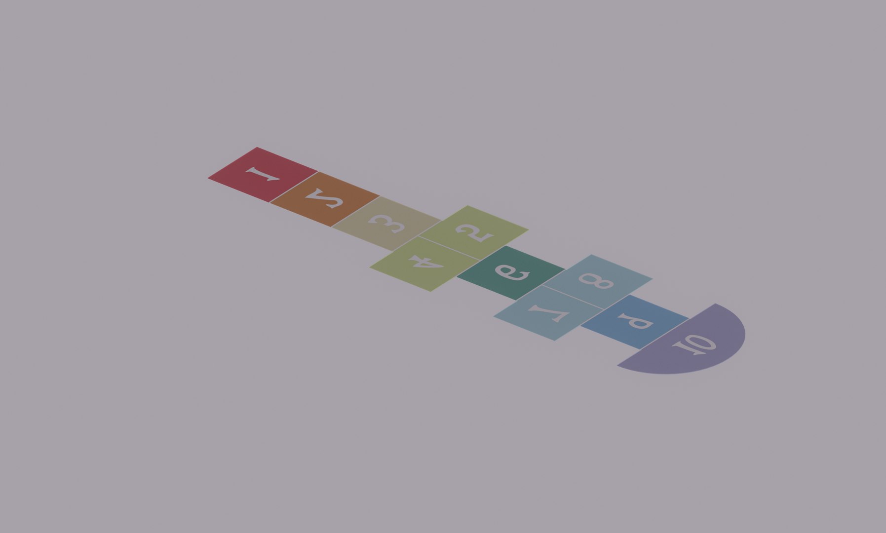 3D Hopscotch - TurboSquid 2197058