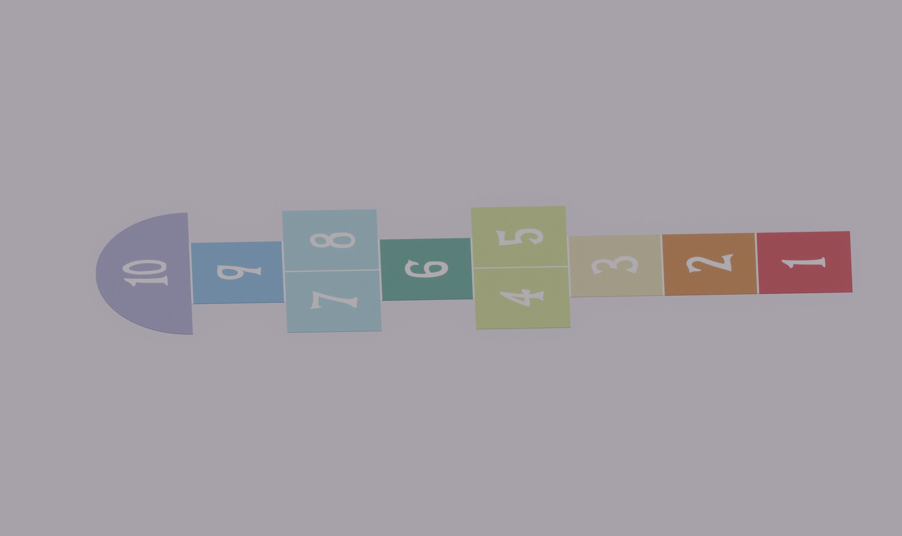 3D Hopscotch - TurboSquid 2197058