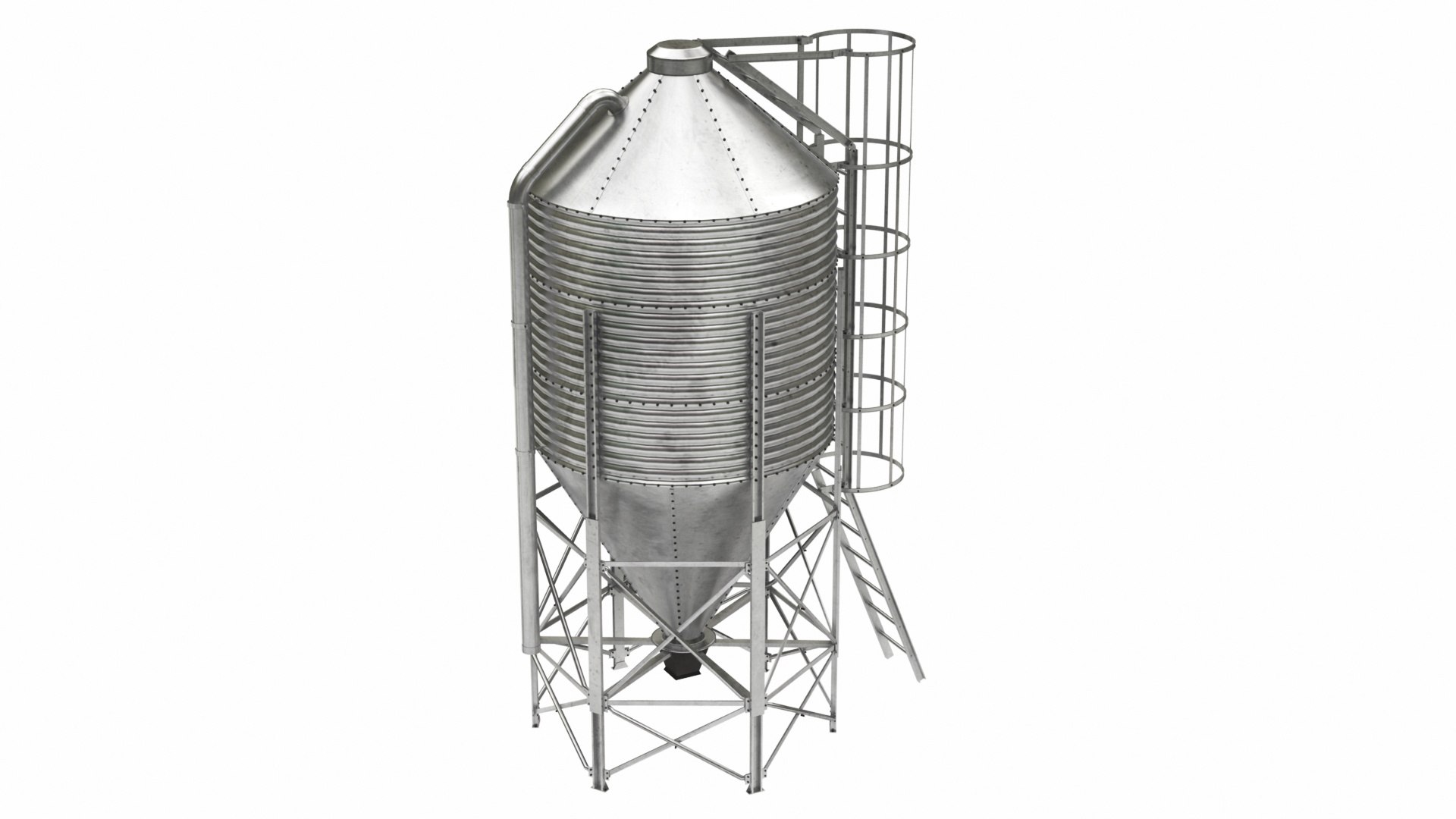 3D Storage Tank And Silo Collection Model - TurboSquid 2279100