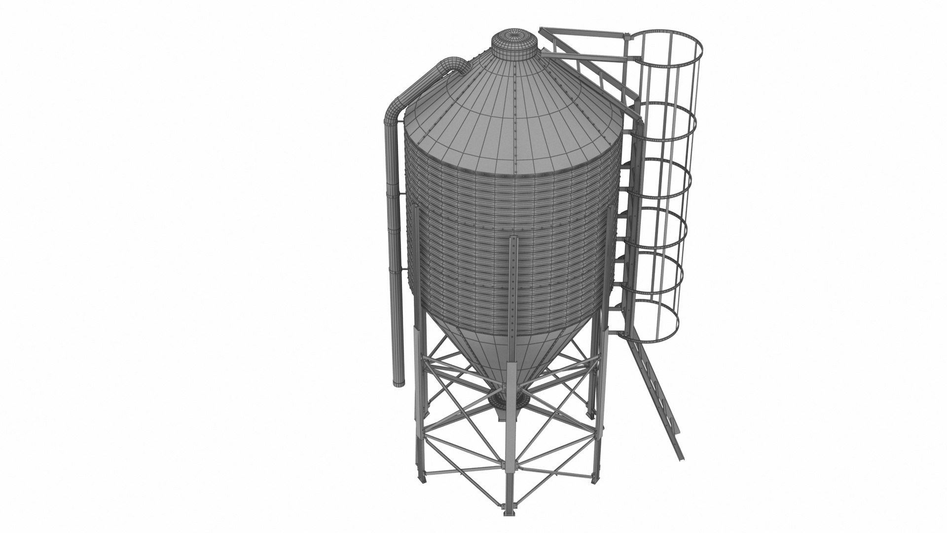 3D Storage Tank And Silo Collection Model - TurboSquid 2279100