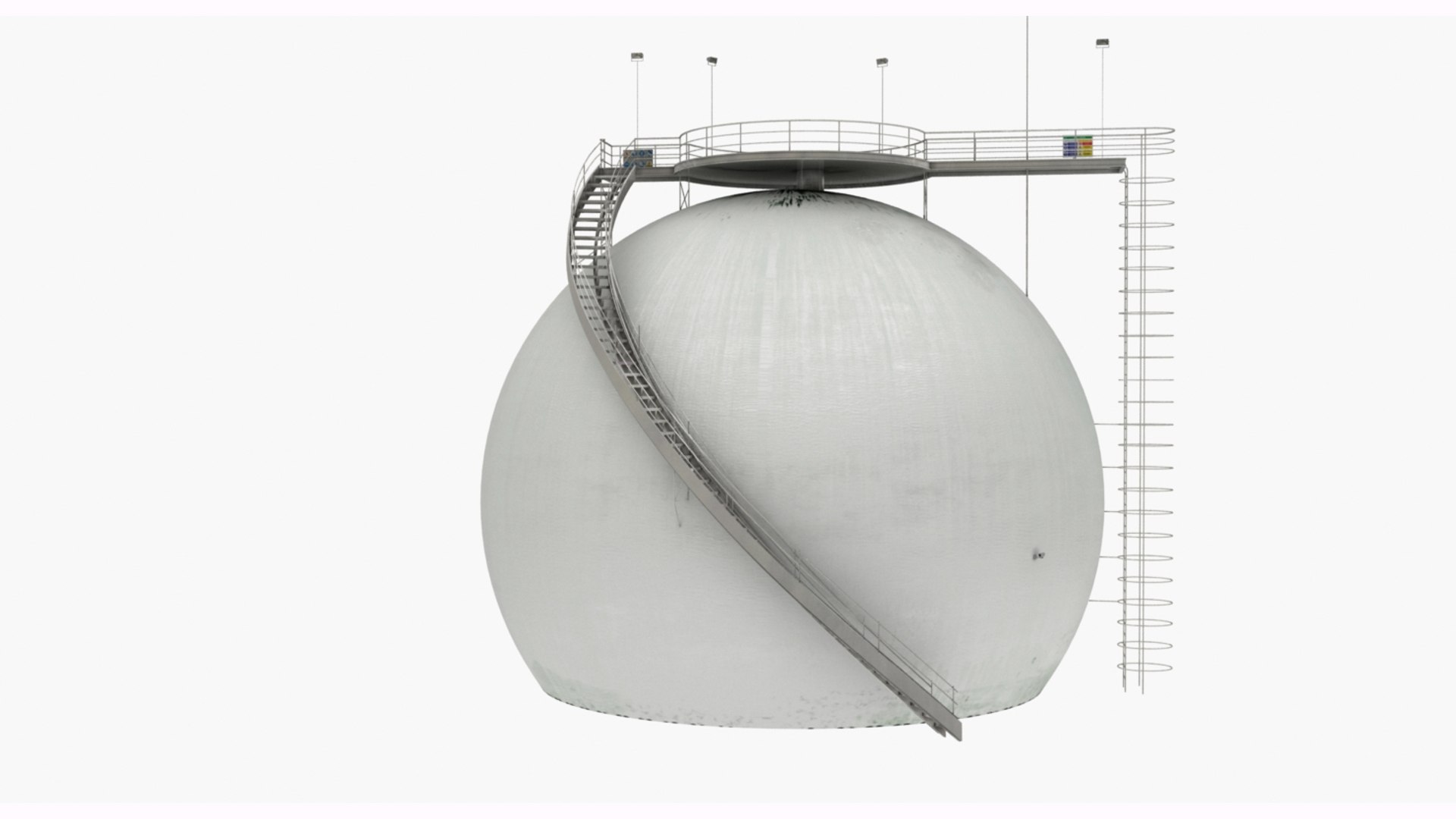 3D Storage Tank And Silo Collection Model - TurboSquid 2279100