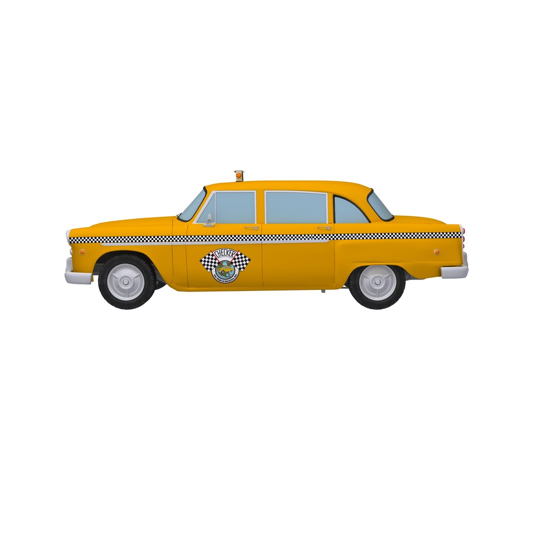 New York Retro Taxi Cab 3D model - TurboSquid 2004931