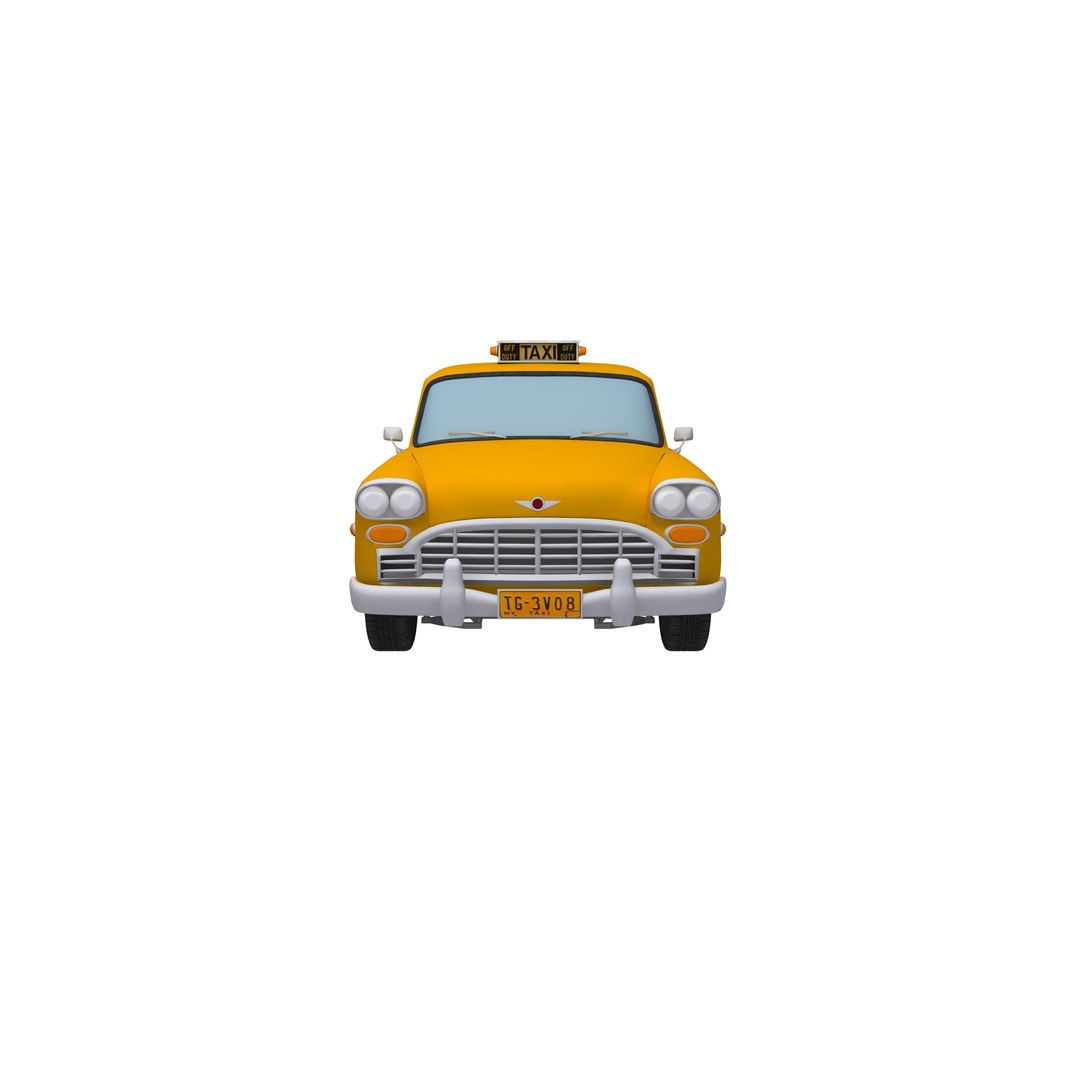 New York Retro Taxi Cab 3D model - TurboSquid 2004931