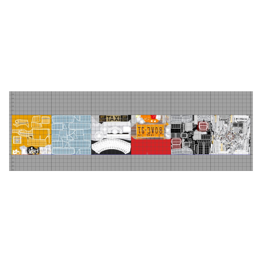 New York Retro Taxi Cab 3D model - TurboSquid 2004931
