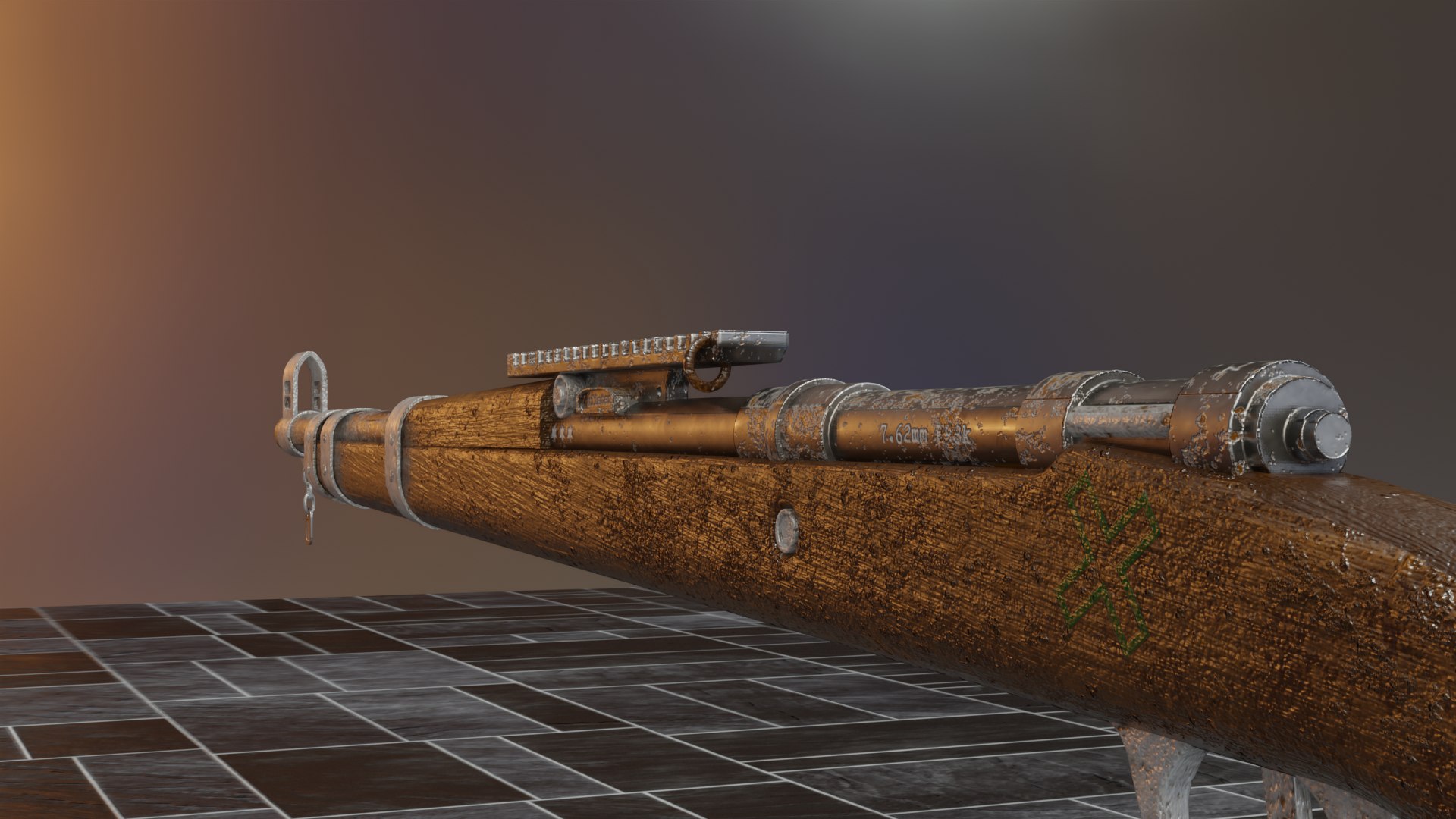 3D kar98k - TurboSquid 1660495