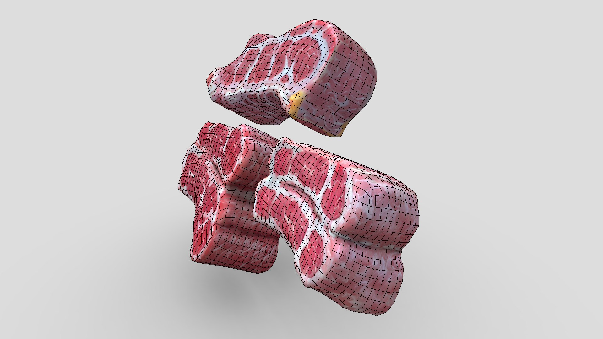 Raw Meat Pack Model - TurboSquid 2216930