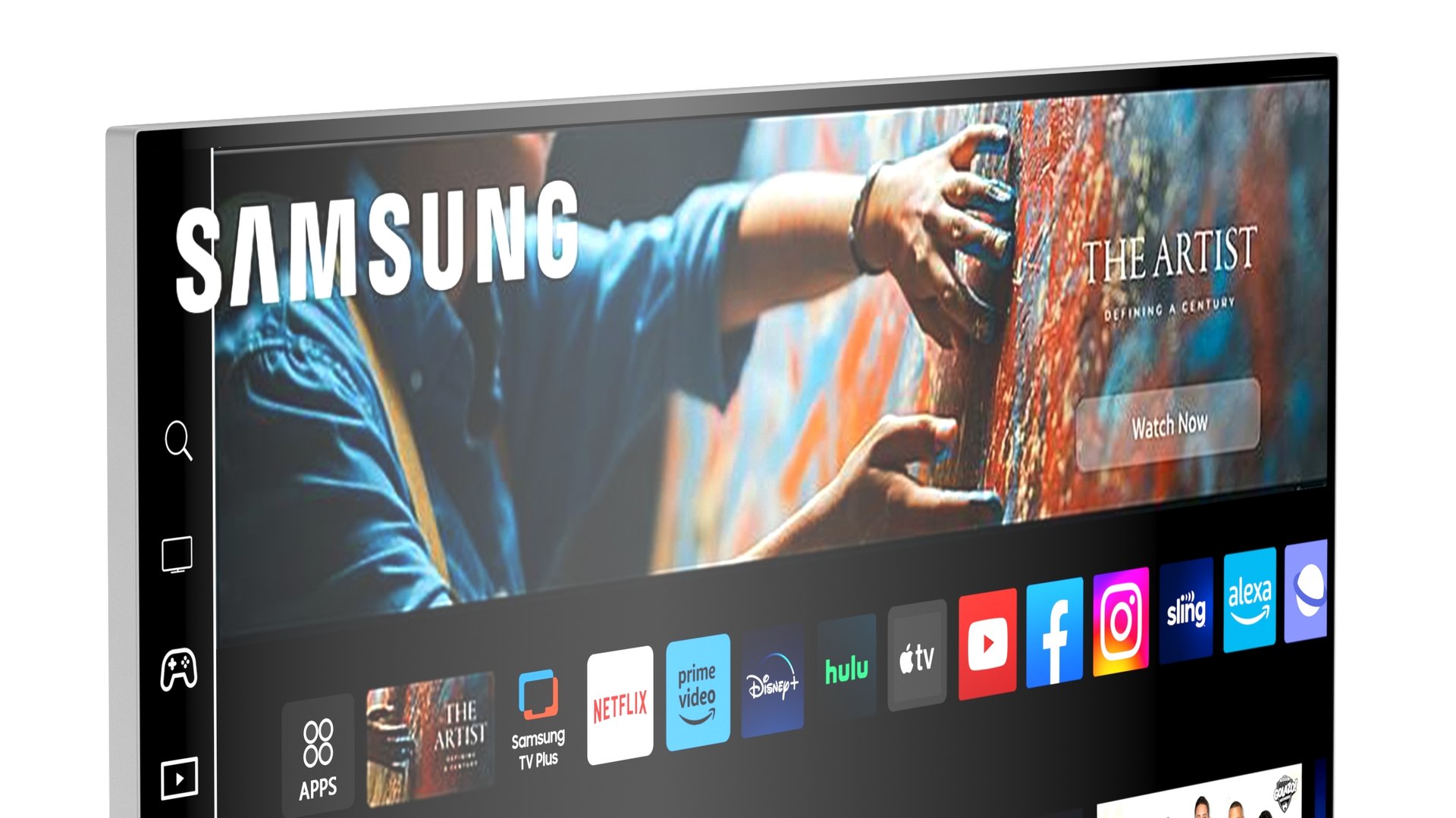 Samsung M70C Smart Monitor 4K UHD 32 Inch 3D Model - TurboSquid 2115132