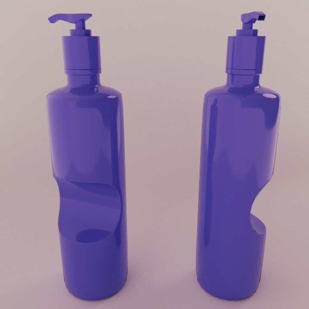 3d Shampoo Bottle Model
