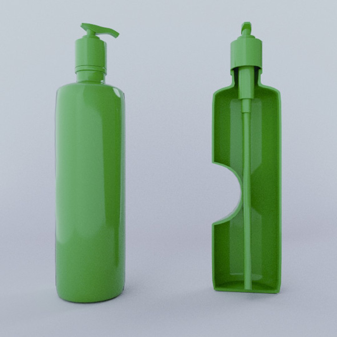 3d Shampoo Bottle Model