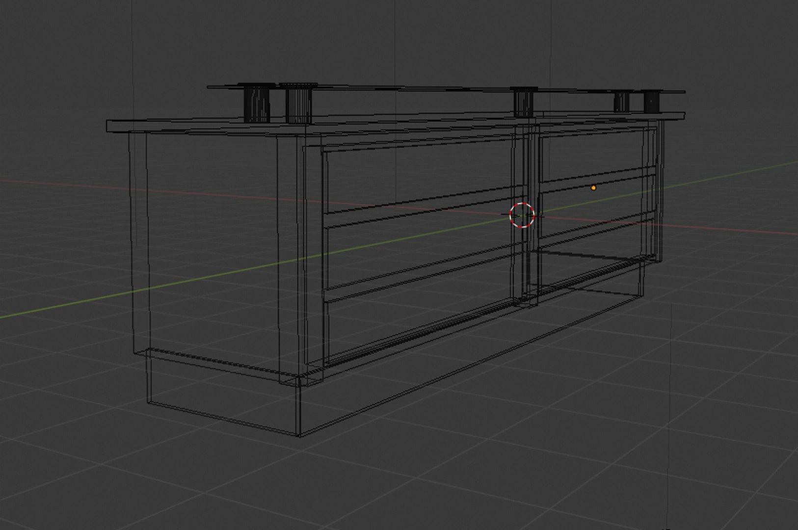 3D reception counter model - TurboSquid 1508986