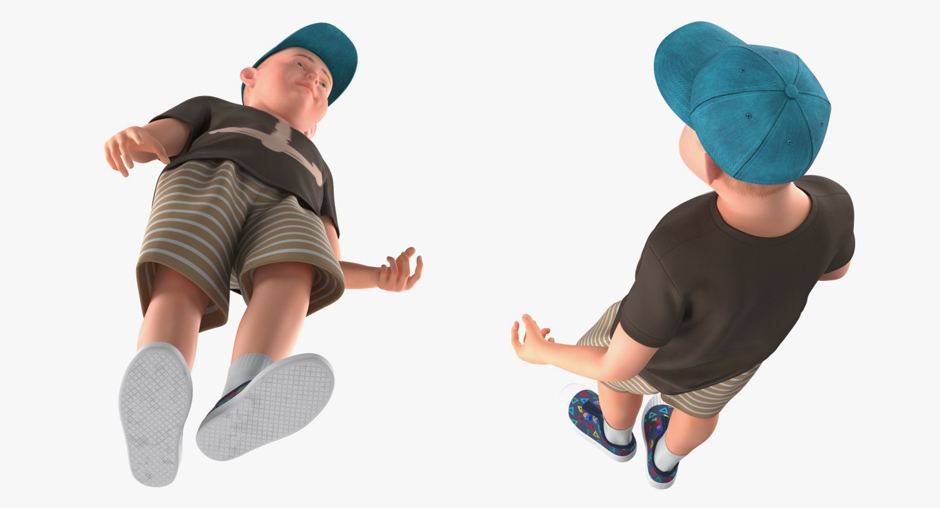 3D Standing Teenage Boy Model - TurboSquid 1339663