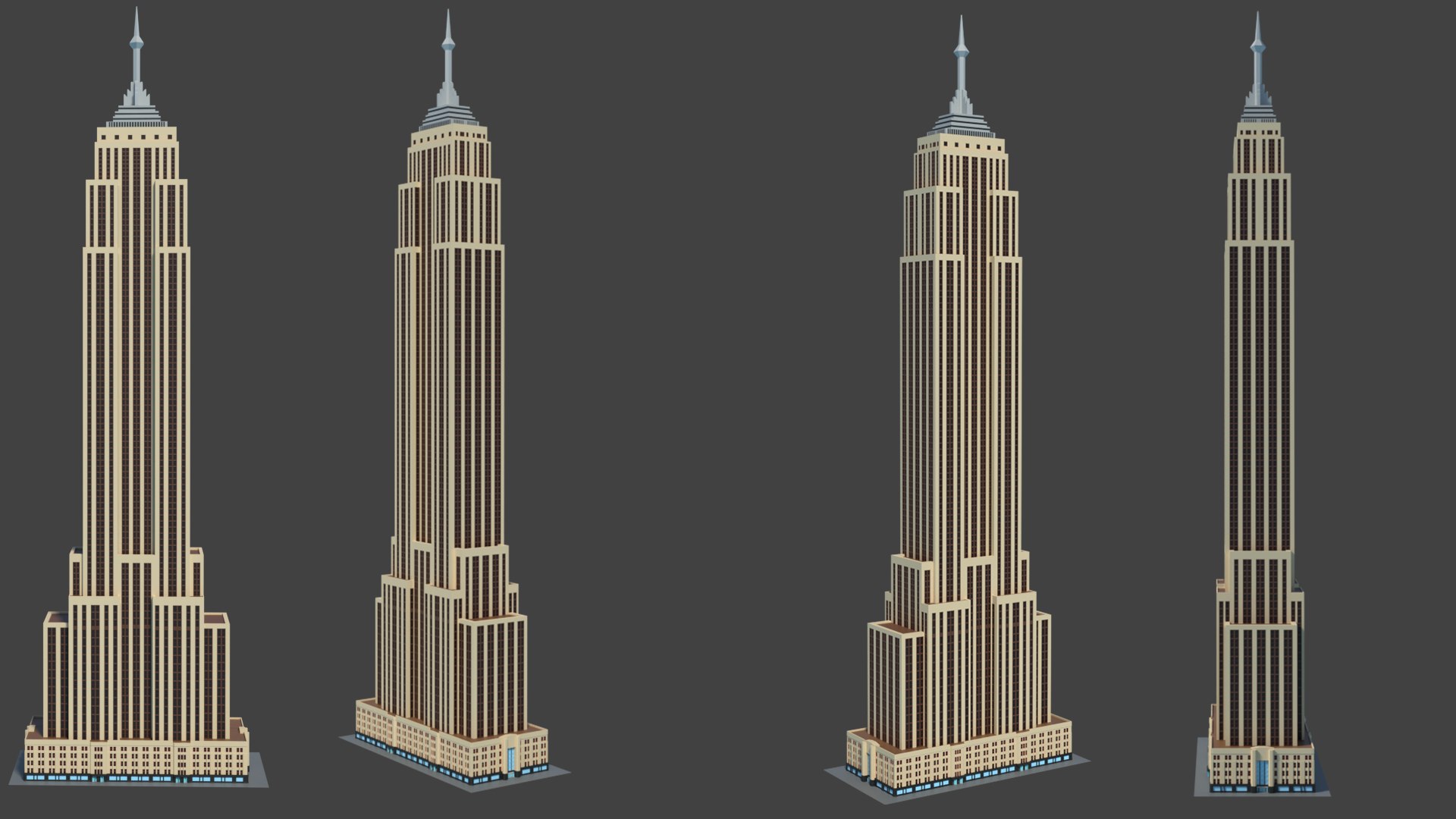 3D NewYork SkyScrapers Model - TurboSquid 2047269