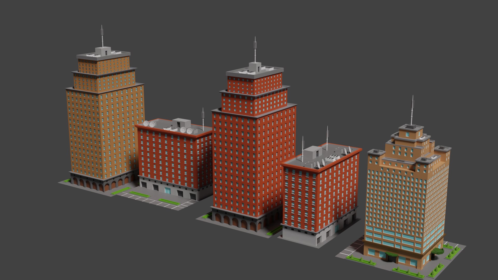 3D NewYork SkyScrapers Model - TurboSquid 2047269