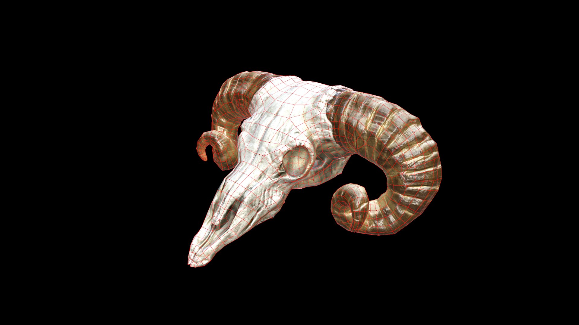 Ram Skull 3d Model Turbosquid 1175108