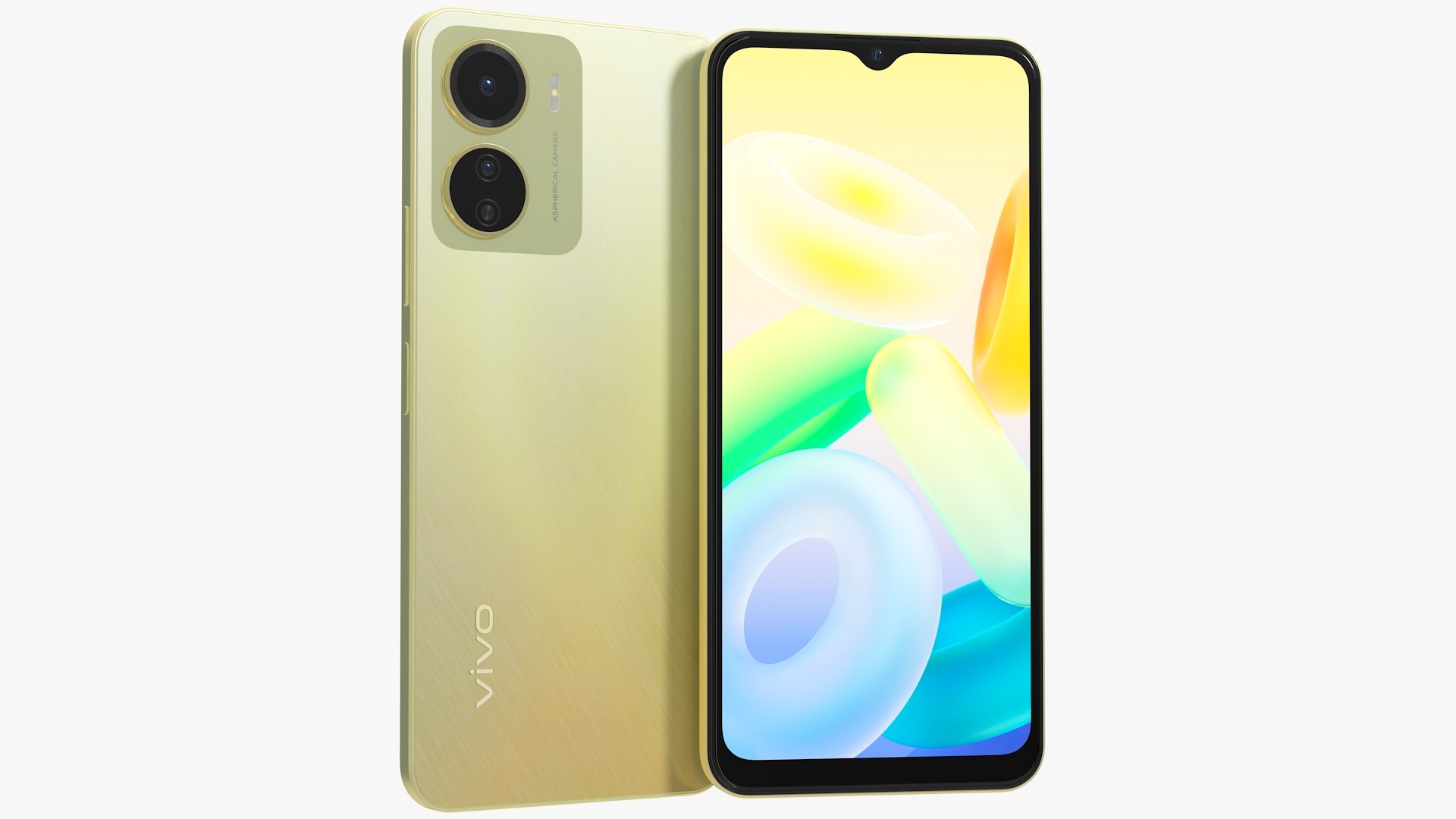 3D Model Vivo Y16 Gold - TurboSquid 2019621