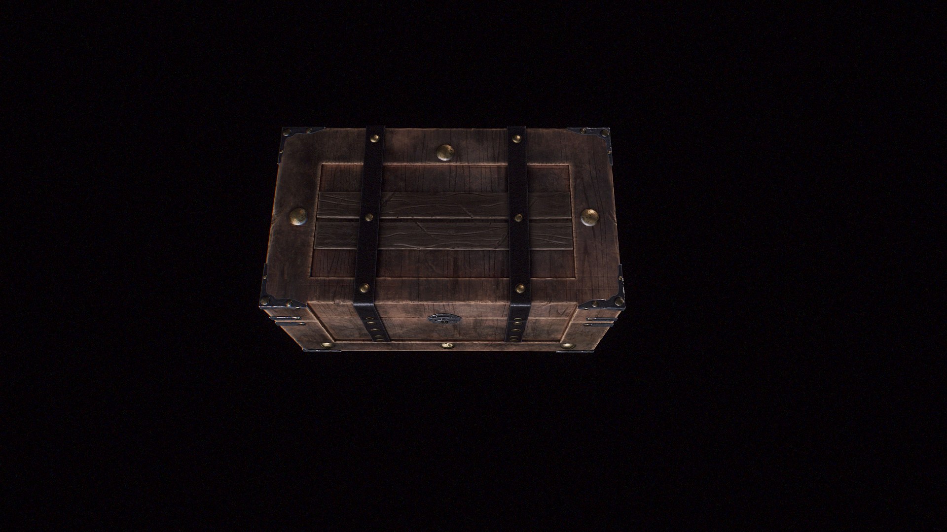 Old Medieval Treasure Chest 3D model - TurboSquid 2123515