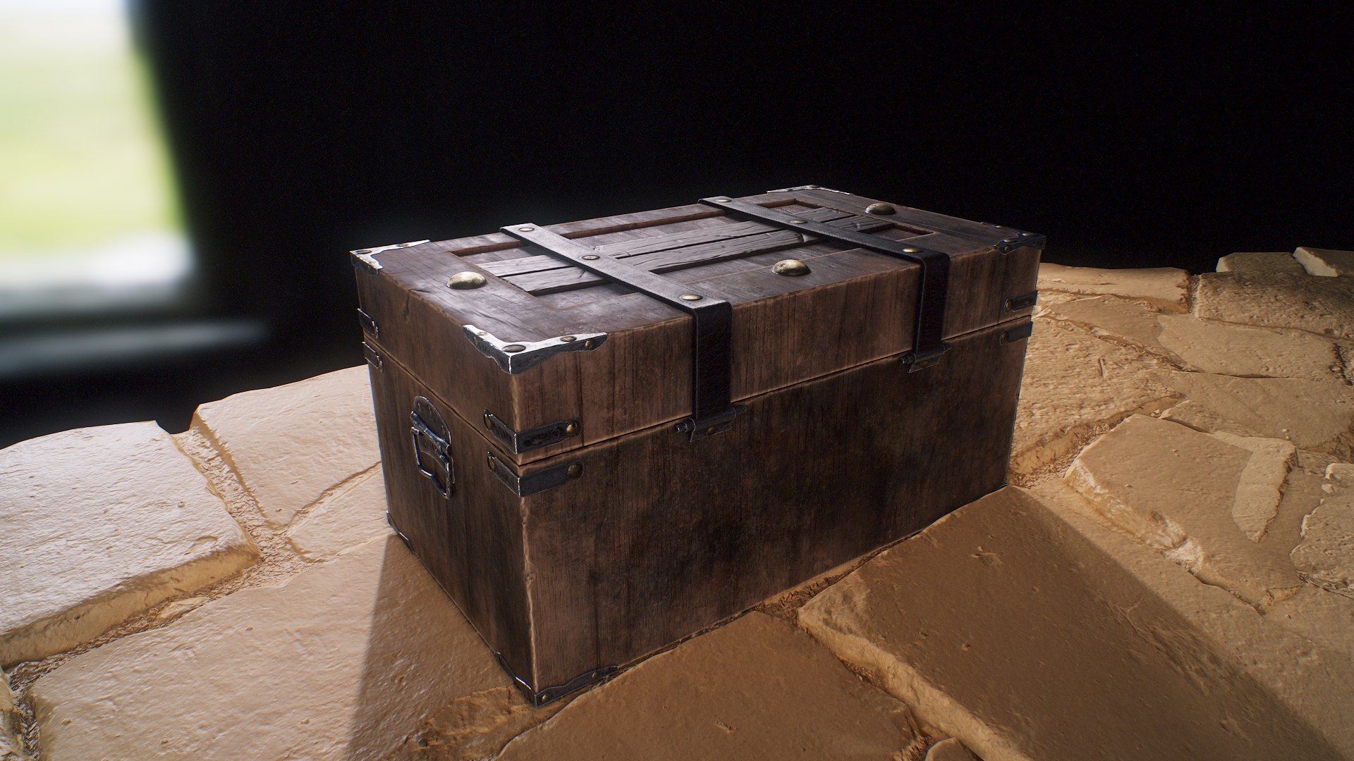 Old Medieval Treasure Chest 3D model - TurboSquid 2123515