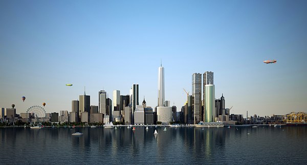 Cityscape modular city big 3D model - TurboSquid 1226584