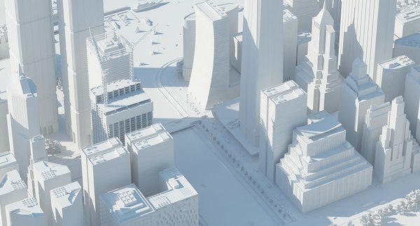 Cityscape modular city big 3D model - TurboSquid 1226584