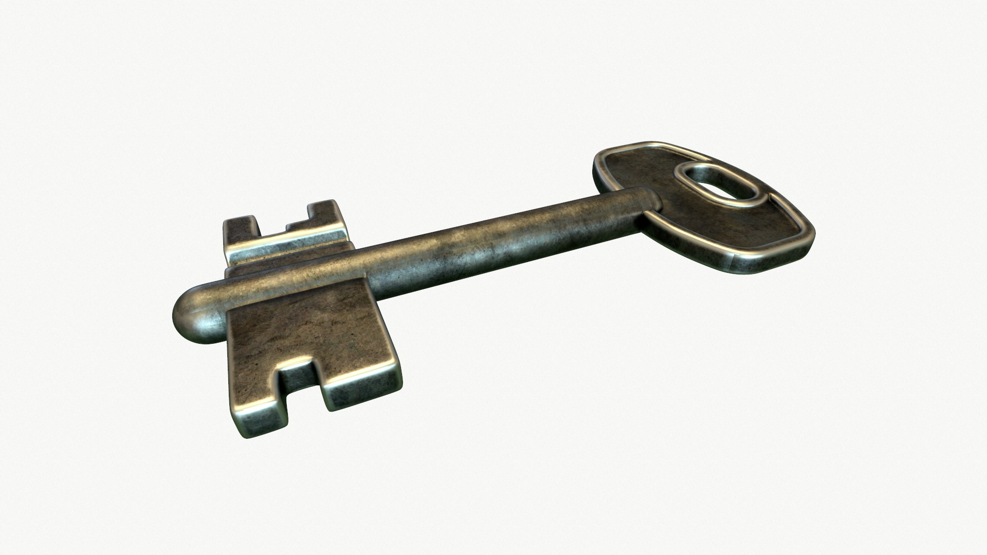 3D Old key model - TurboSquid 2048468