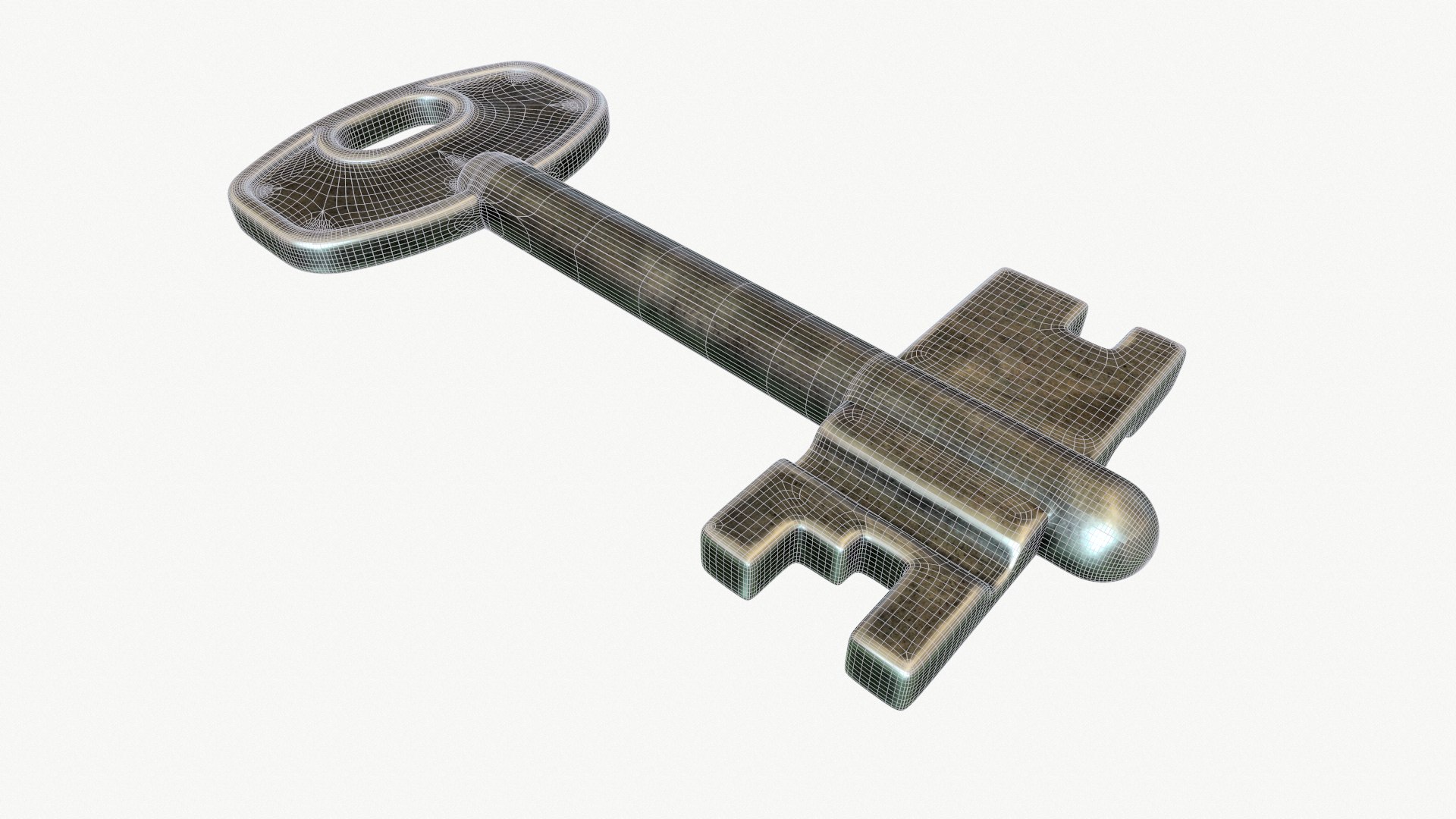 3D Old key model - TurboSquid 2048468