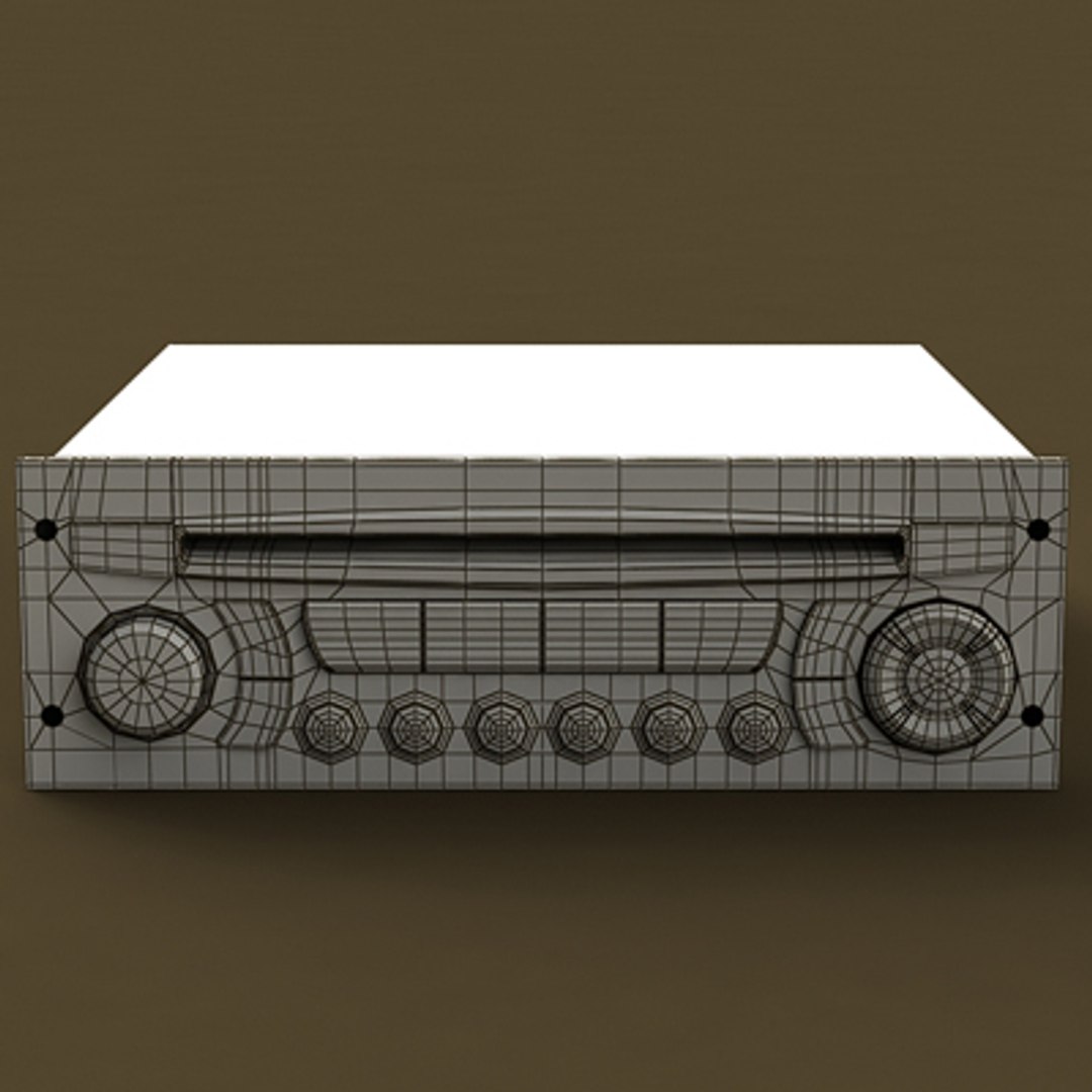 3d Model Citroen C3 Radio Car