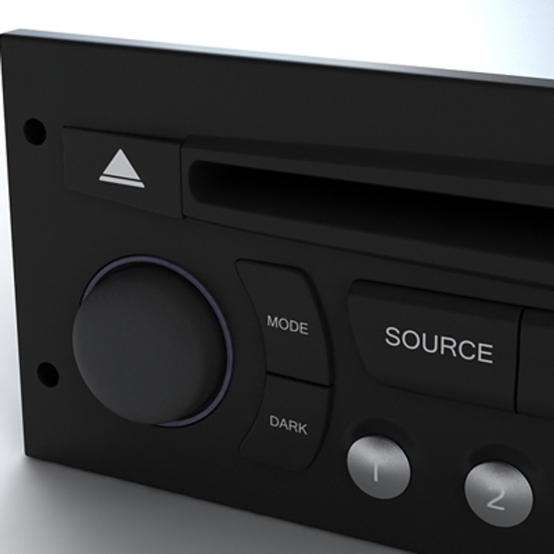 3d Model Citroen C3 Radio Car