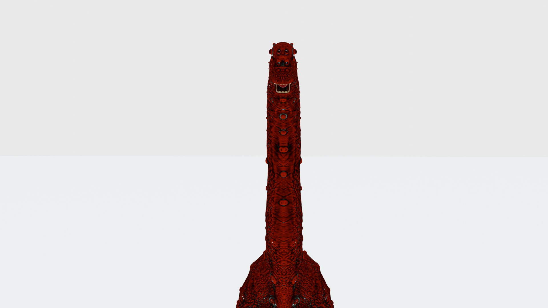 Red Brachiosaurus Model - TurboSquid 2297867