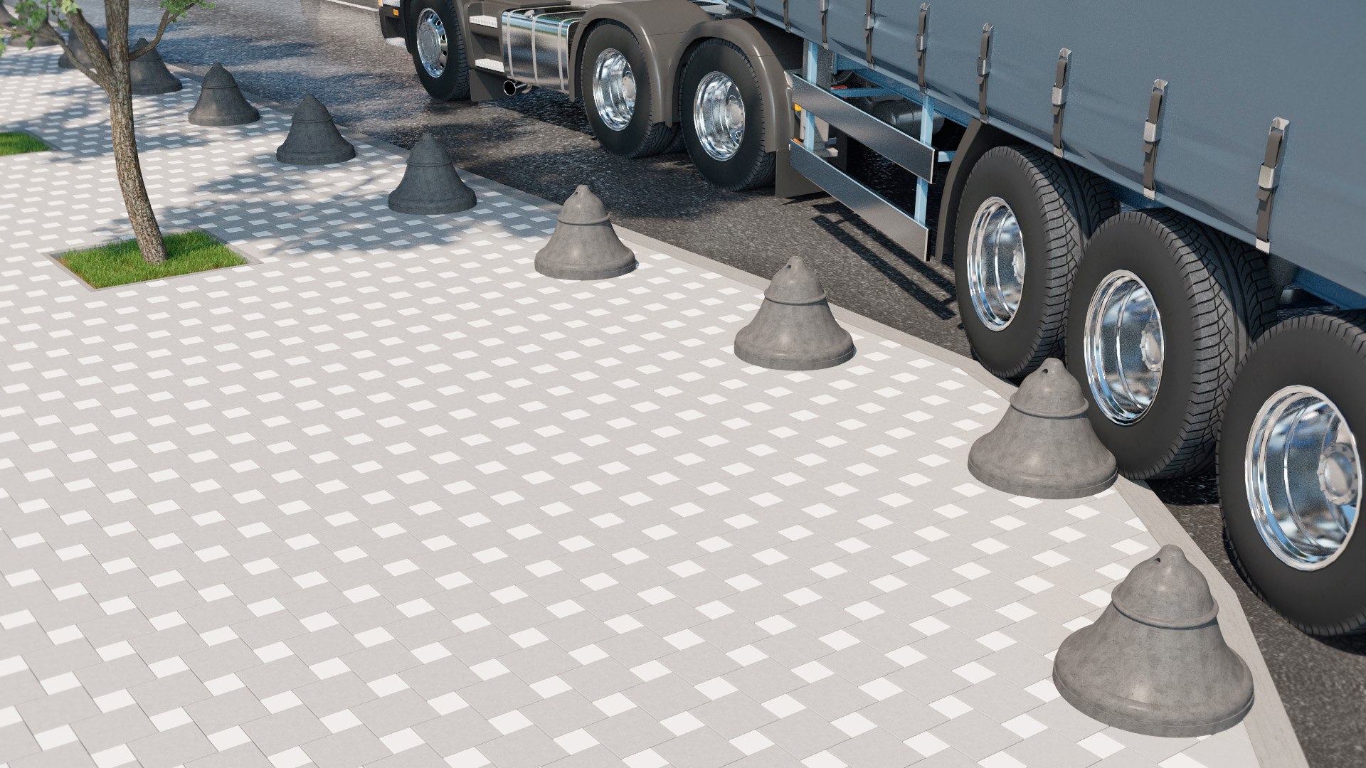 max decorative concrete bell