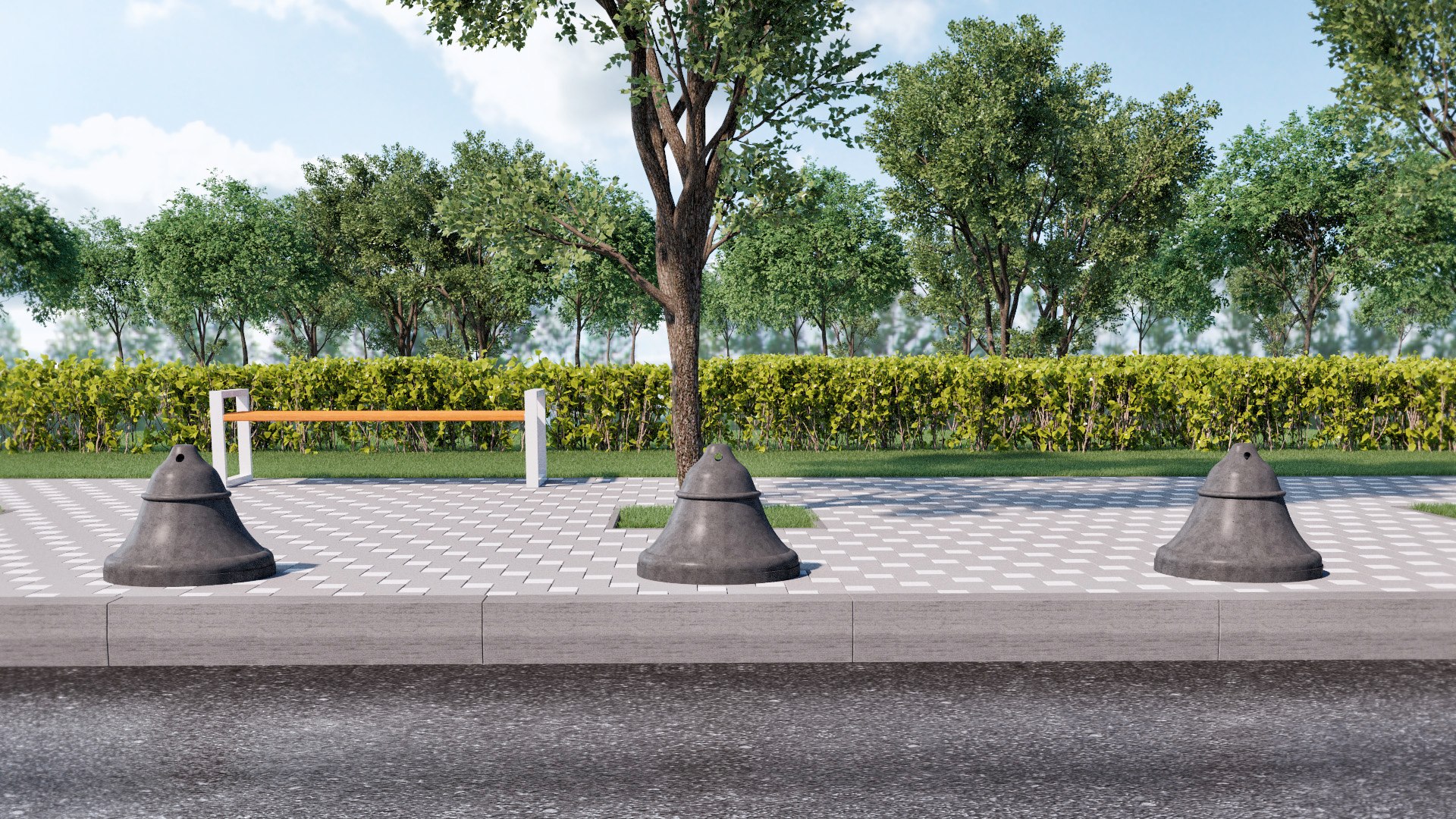 max decorative concrete bell