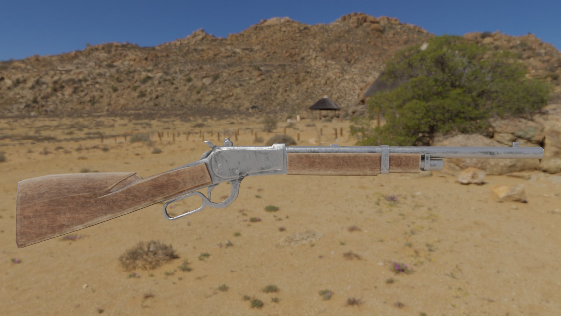Western Rifle 3D Model - TurboSquid 1563190