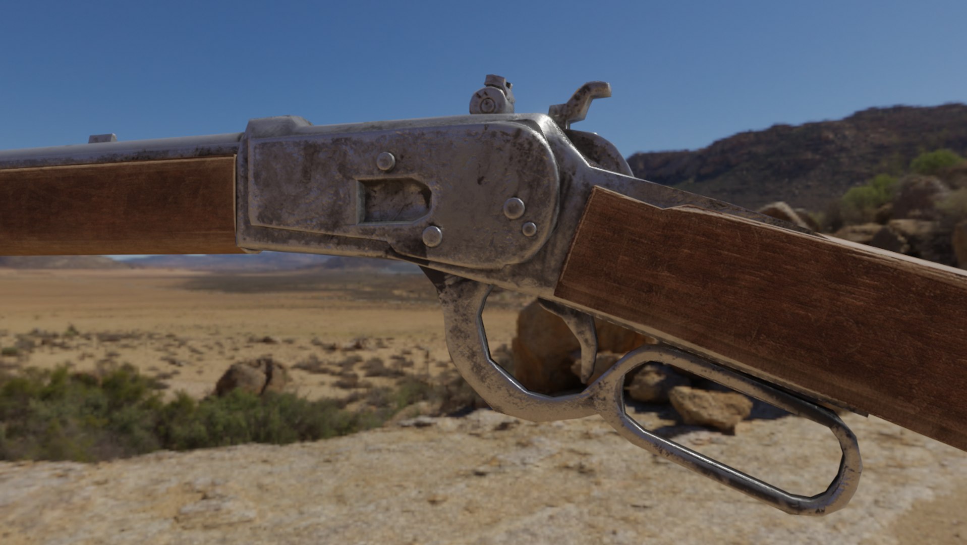 Western Rifle 3D Model - TurboSquid 1563190