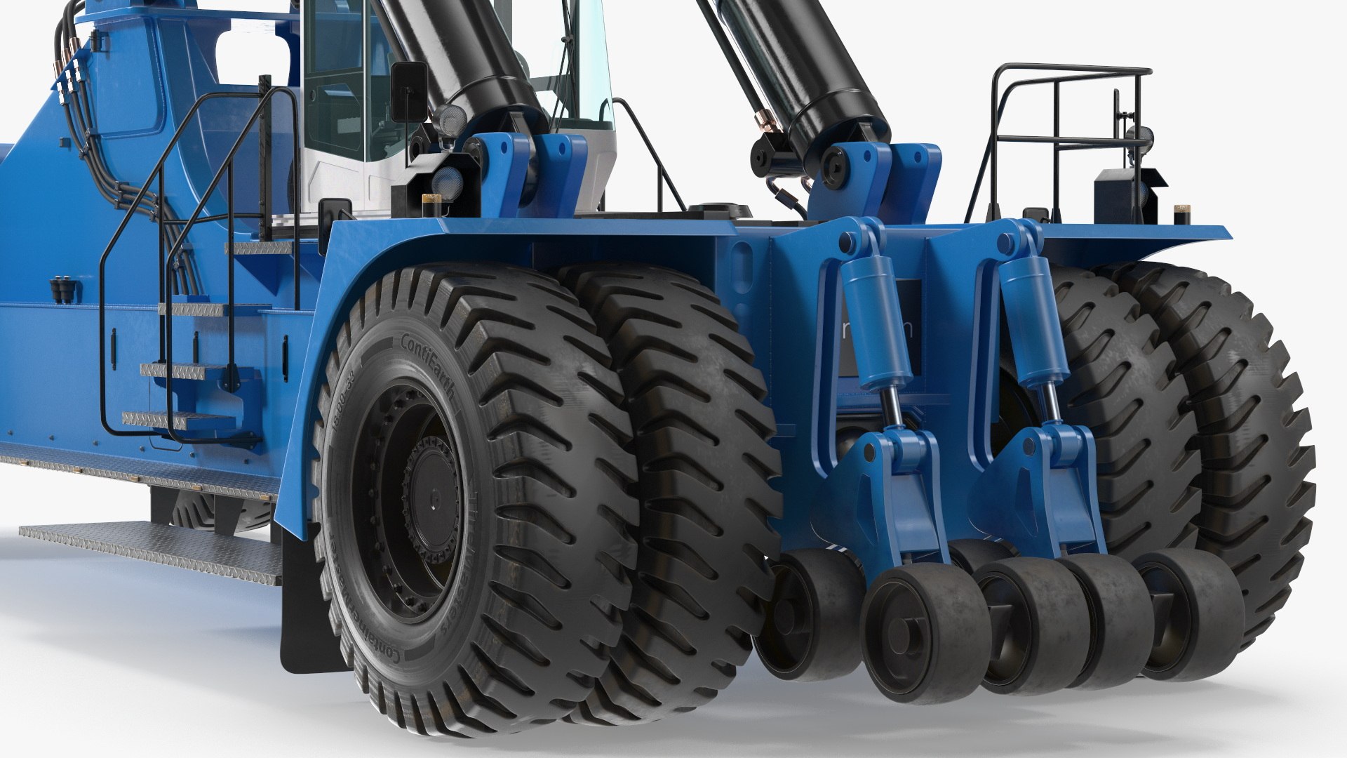 3D Reach Stacker Container Handler NC Nielsen Model - TurboSquid 2292358