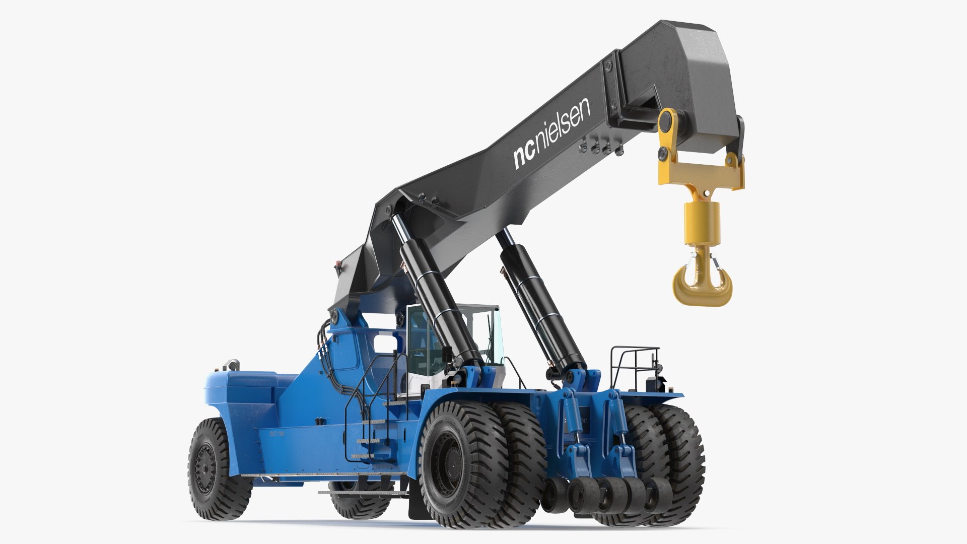 3D Reach Stacker Container Handler NC Nielsen Model - TurboSquid 2292358