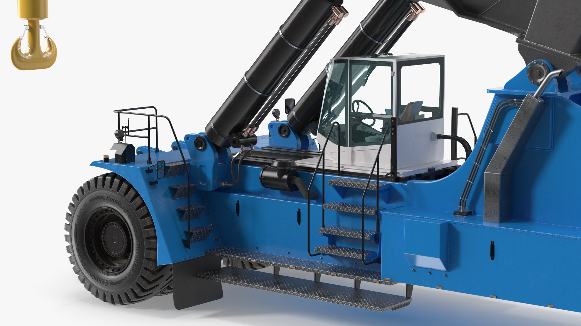 3D Reach Stacker Container Handler NC Nielsen Model - TurboSquid 2292358