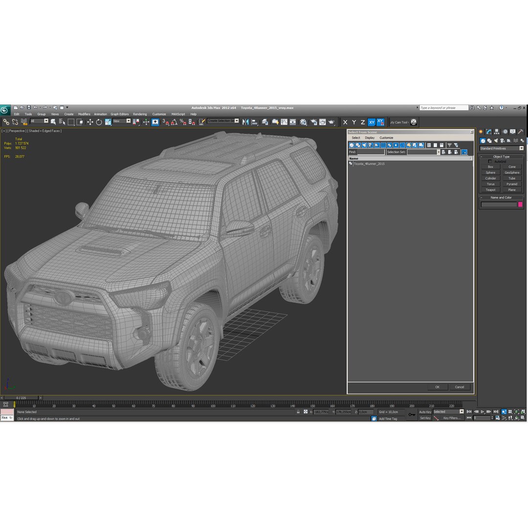 3d Toyota 4runner 2015