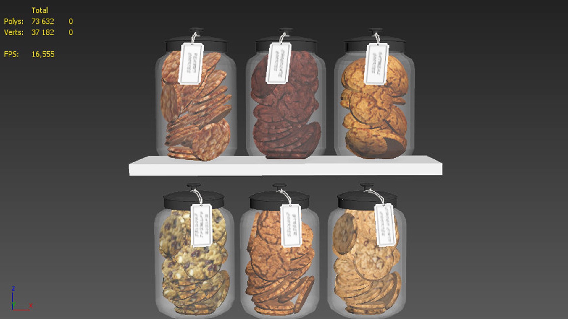 Cookie Jars 3D Model - TurboSquid 1906843