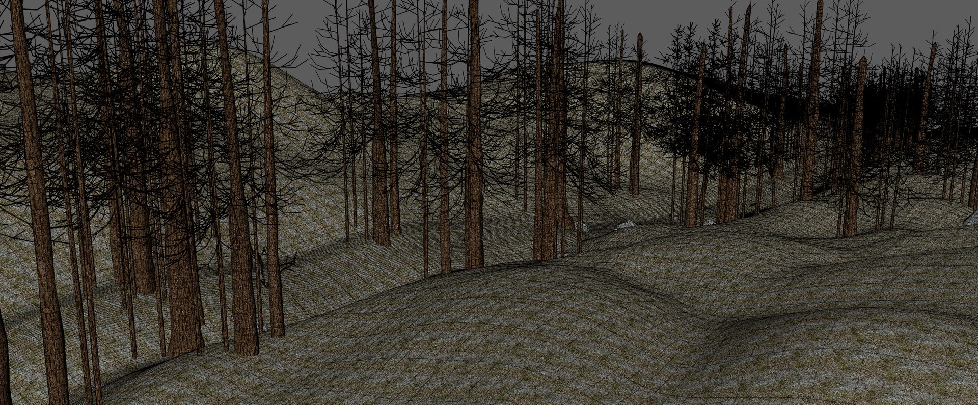 Tree Mountain Path 3D Model - TurboSquid 1239089