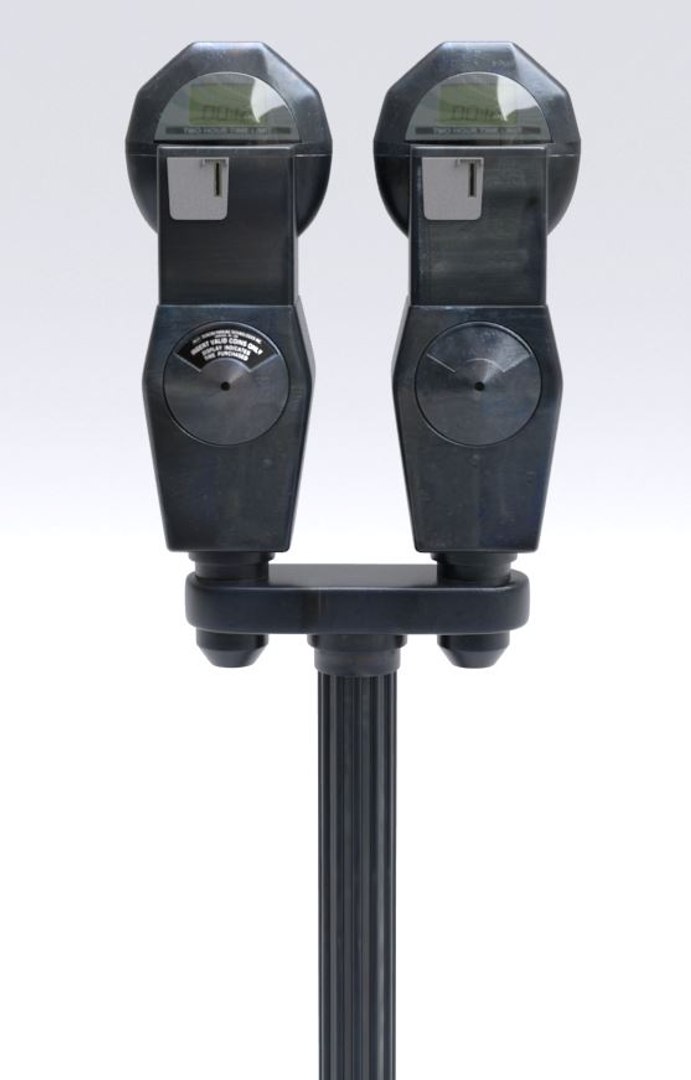 Park coin machine 3D model - TurboSquid 1361385