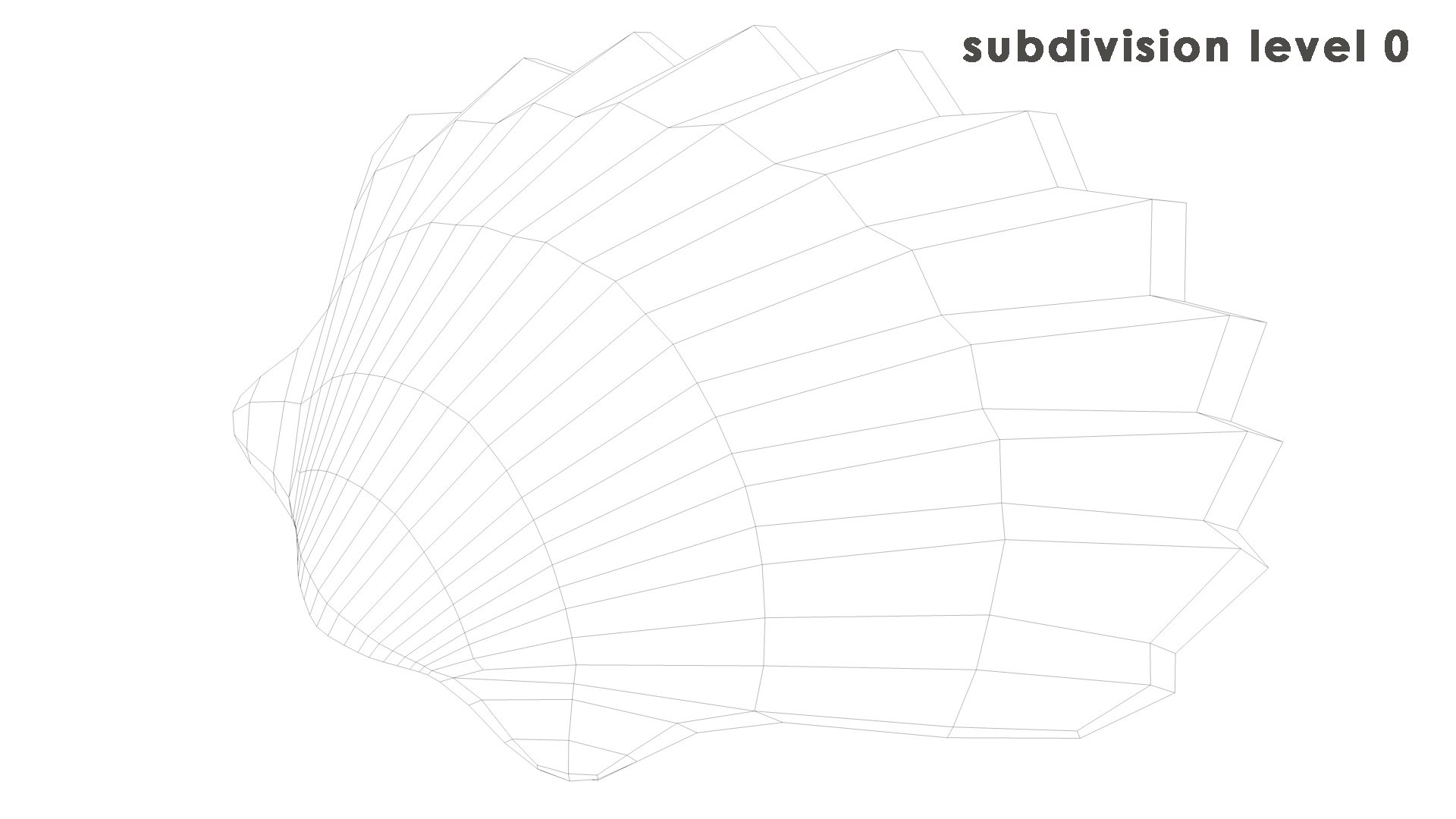 Sea Shell Half 3D Model - TurboSquid 2203877