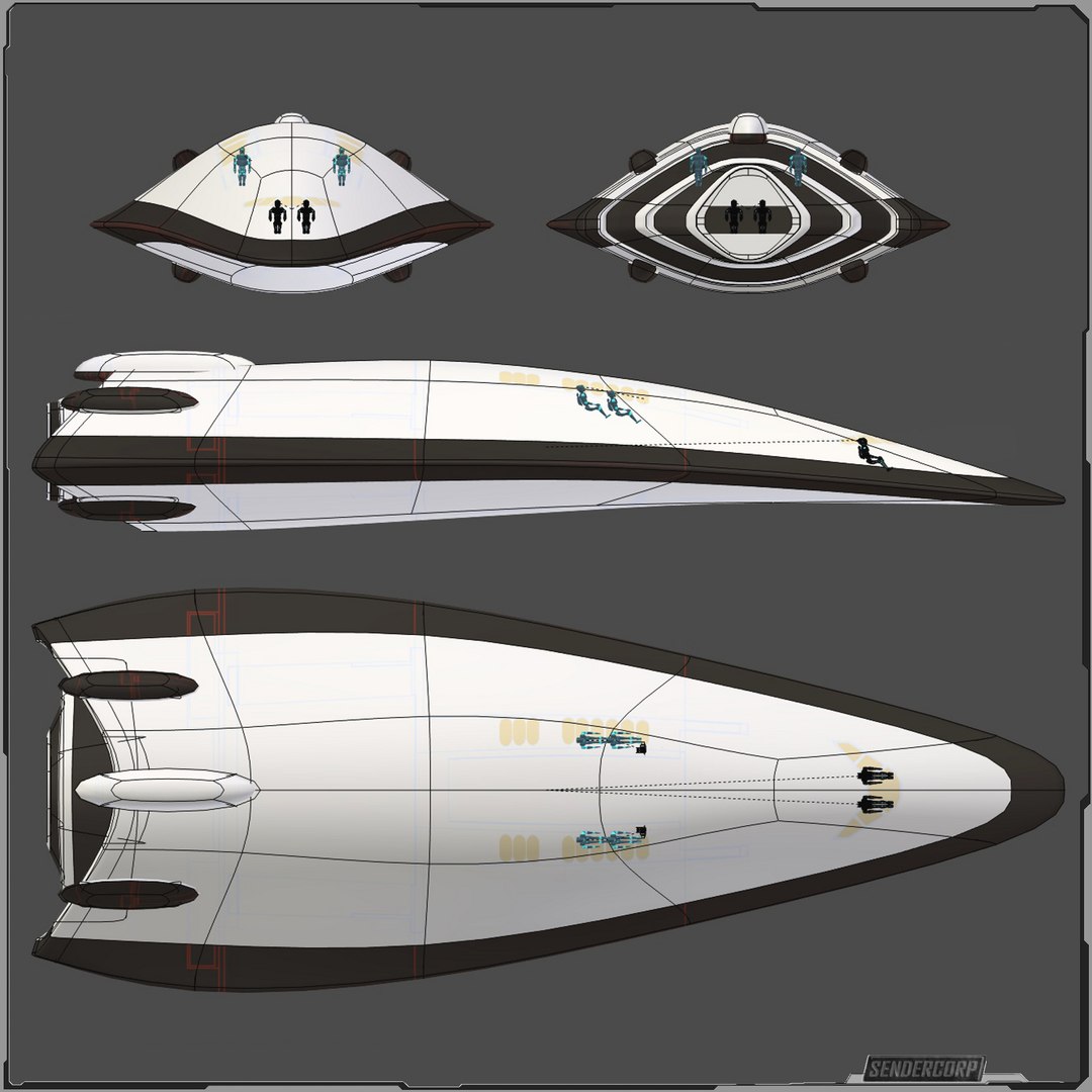 3d Concept Space Shuttle