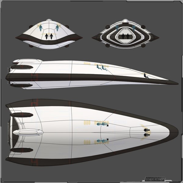 3d concept space shuttle