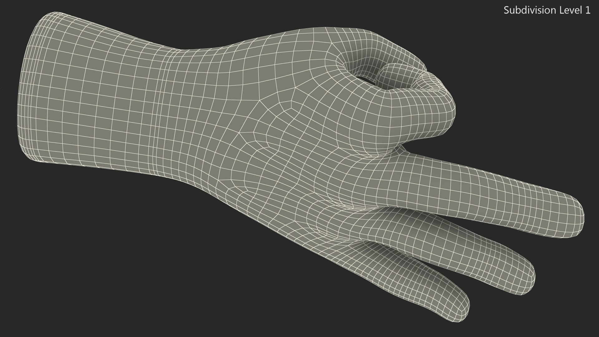 Safety Work Gloves OK Hand Gesture Gray 3D model - TurboSquid 1813849