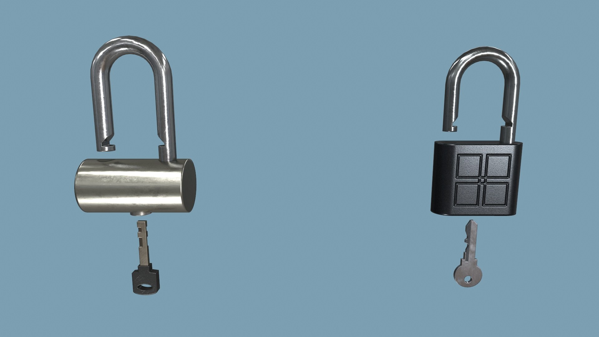 3D Padlocks Pack Model - TurboSquid 1824998