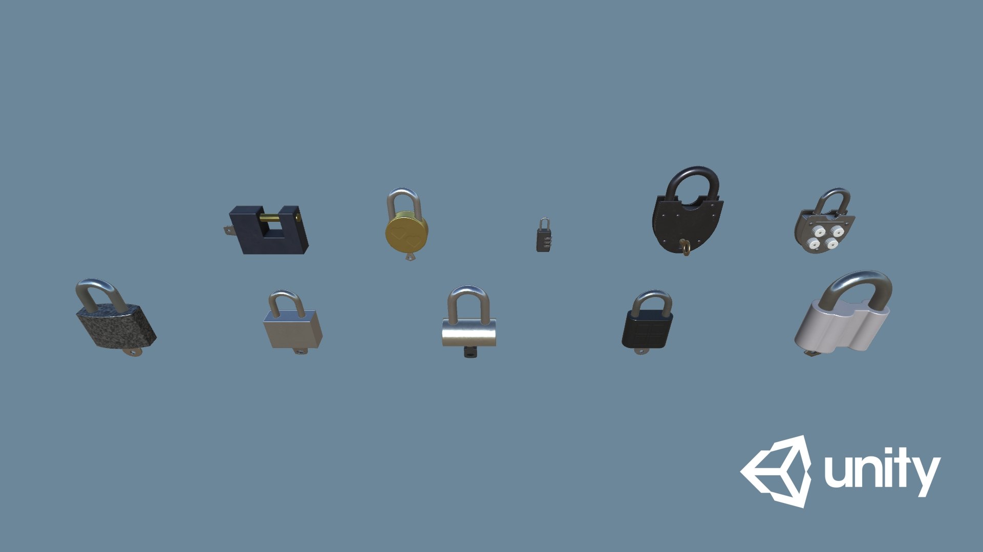 3D Padlocks Pack Model - TurboSquid 1824998