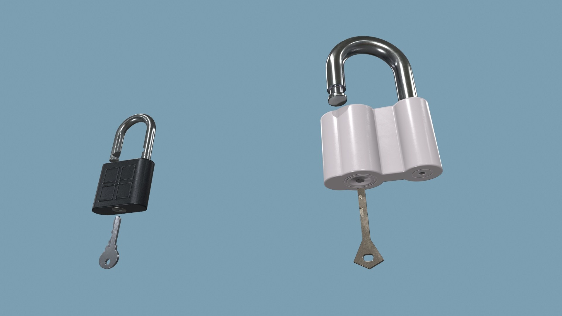 3D Padlocks Pack Model - TurboSquid 1824998